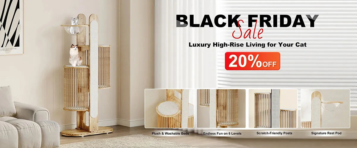 Black Friday: Upgrade Your Cat’s Space with mewzoom High-Rise Towers ...